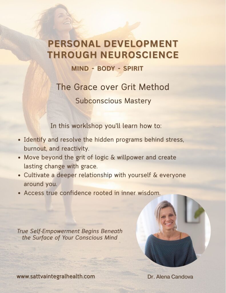 Current Workshop Offering - Sattva Integral Health